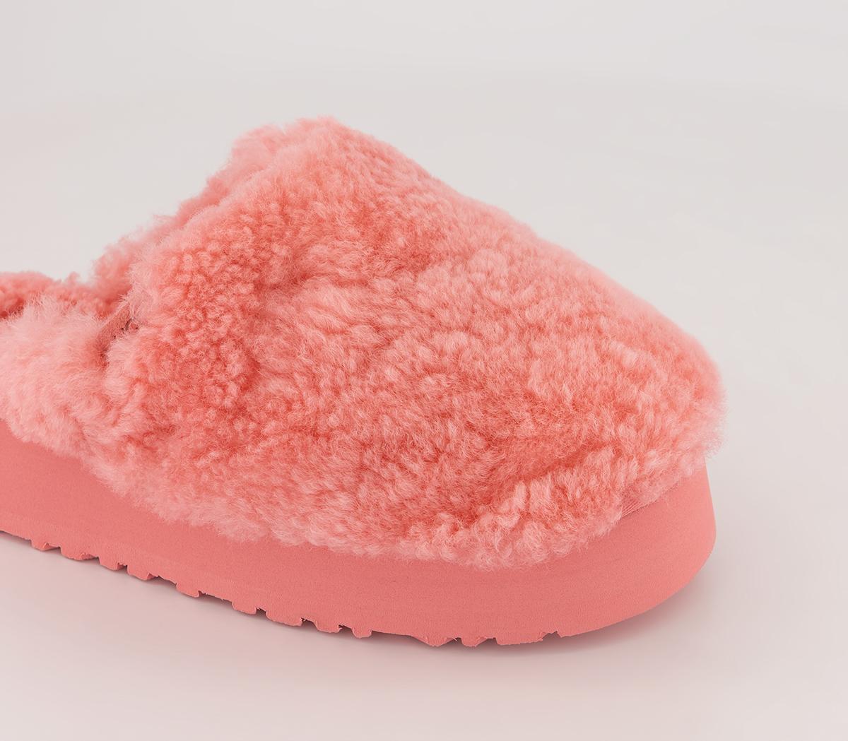 UGG Maxi Curly Platform Slippers Pink Jasmine - Premium Gifts