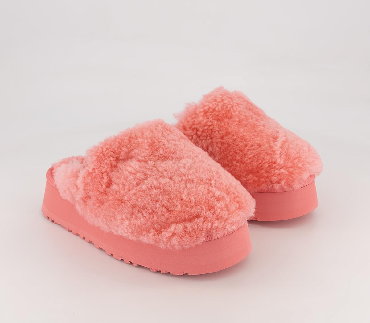 UGG Maxi Curly Platform Slippers Pink Jasmine - Premium Gifts