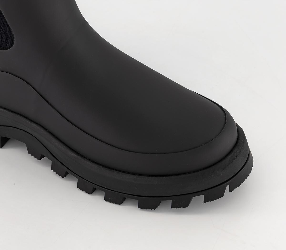 Hunter City Explorer Short Boots Black - Women's Ankle Boots