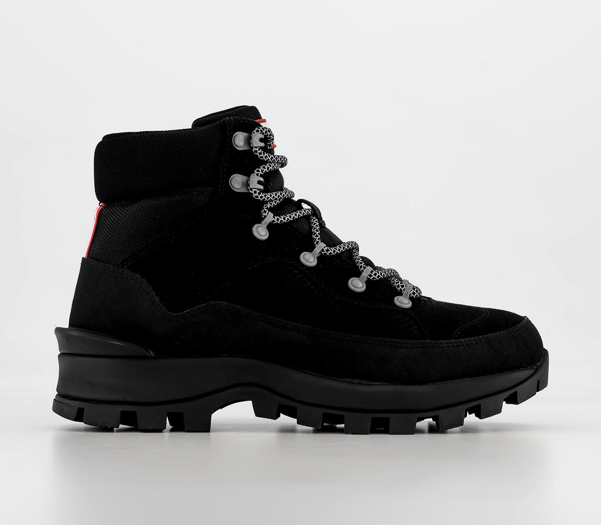 Hunter Explorer Boots Black - Women's Ankle Boots