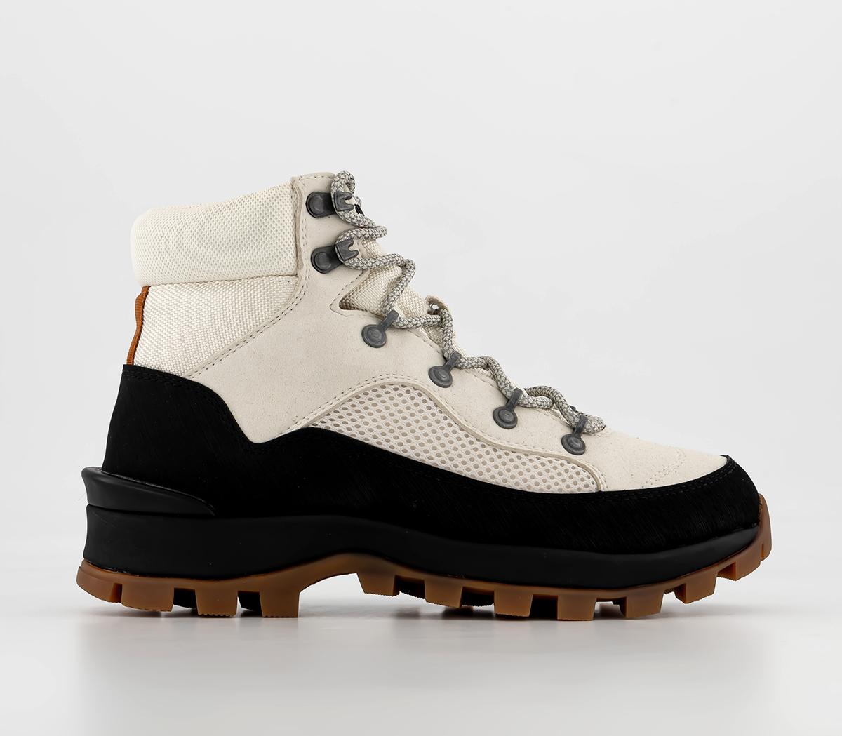 Hunter Explorer Boots White - Women's Ankle Boots