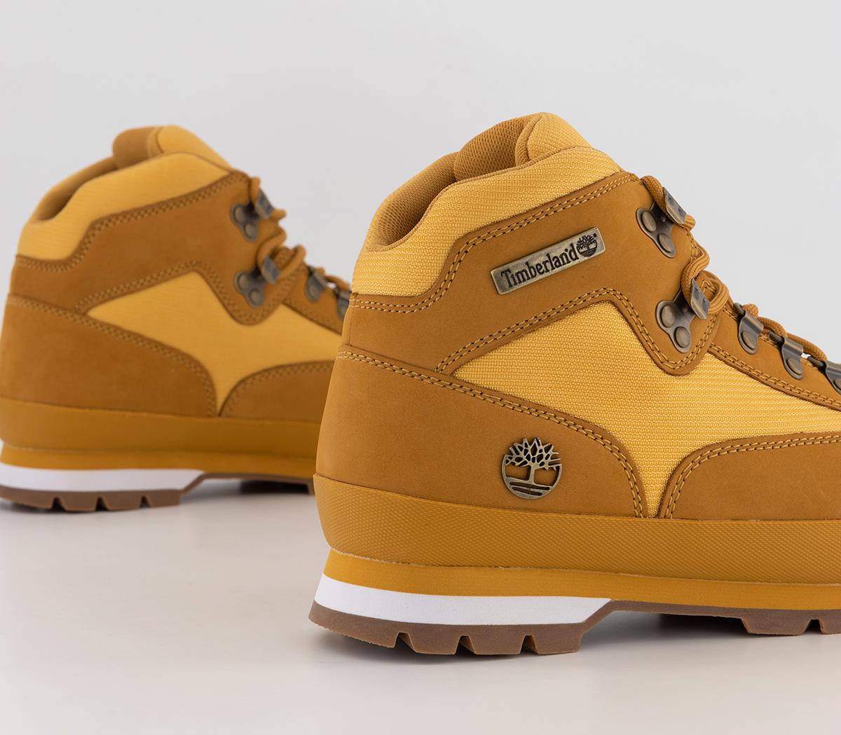Timberland Euro Hiker Boots Wheat - Men's Casual Shoes