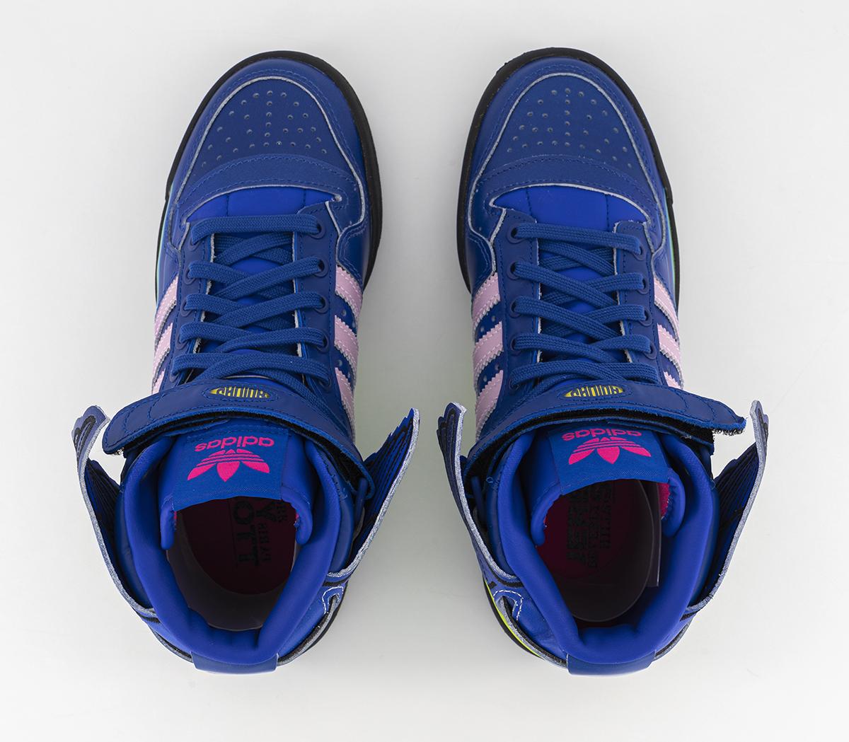 adidas Js Wings 4.0 Trainers Bold Blue Shock Pink Light Pink - Men's ...