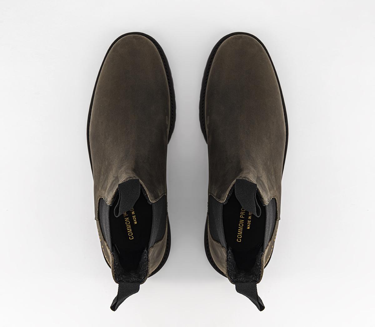Common Projects Winter Chelsea Boots Dark Brown - Men’s Boots