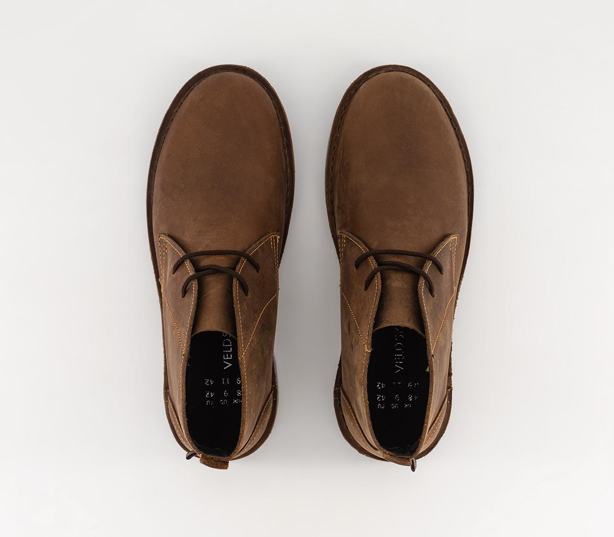 Veldskoen Veldskoen Chukka Boots Brown Sole - Men’s Boots