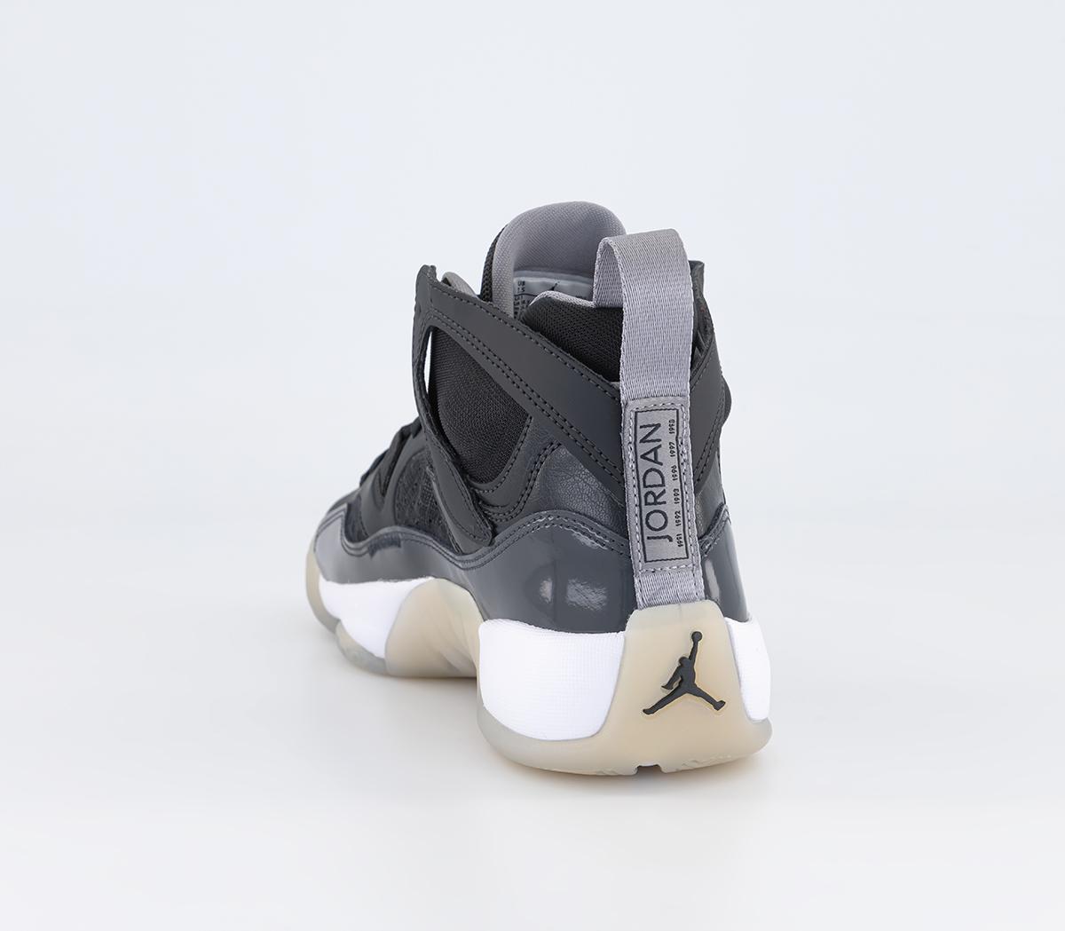 Jordan Jumpman 2 Trey Trainers Anthracite Black Cement Grey White ...