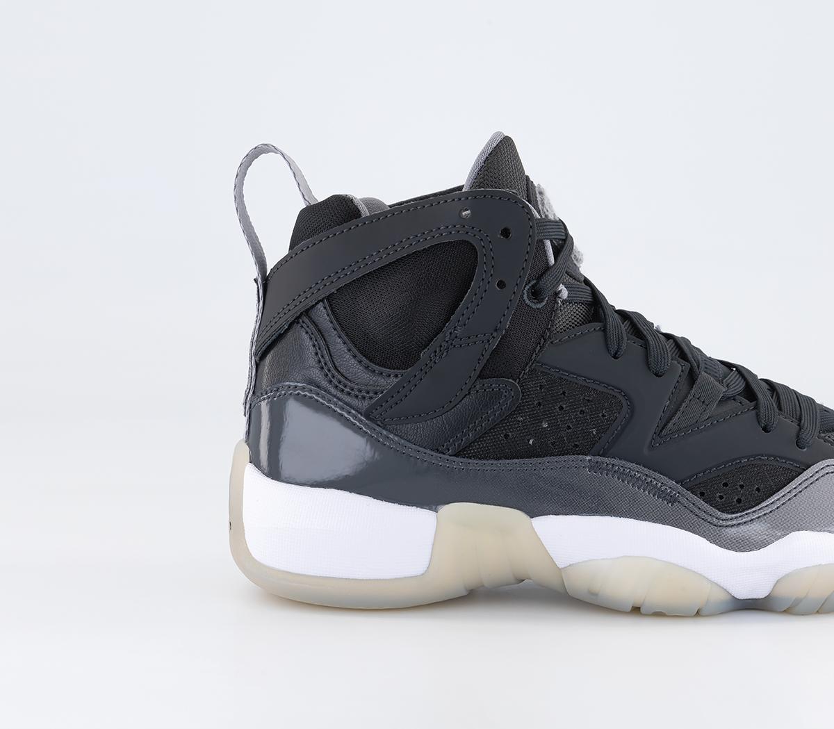 Jordan Jumpman 2 Trey Trainers Anthracite Black Cement Grey White ...