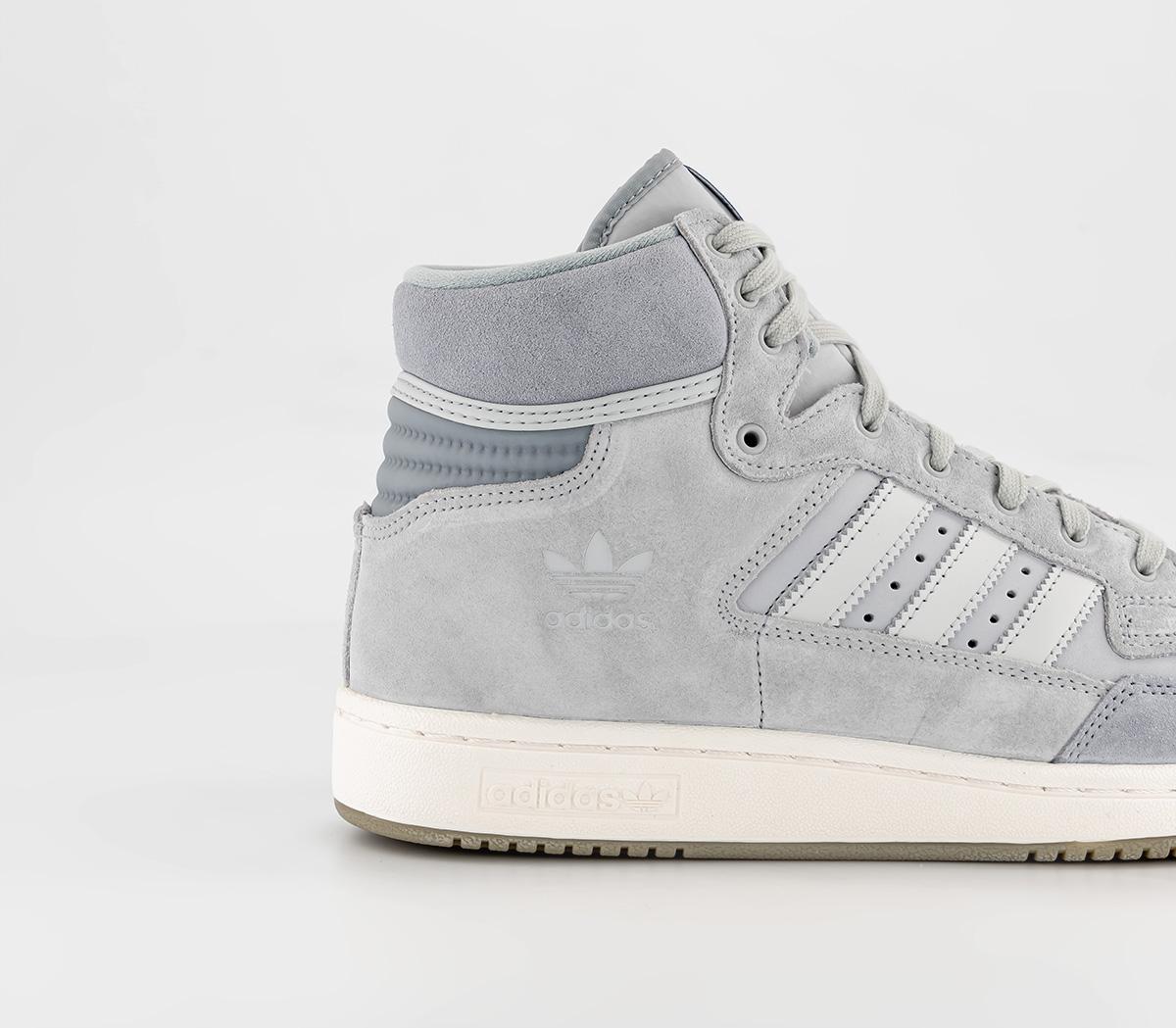 adidas Centennial 85 Hi Trainers Clear Grey Crystal White Light Grey ...