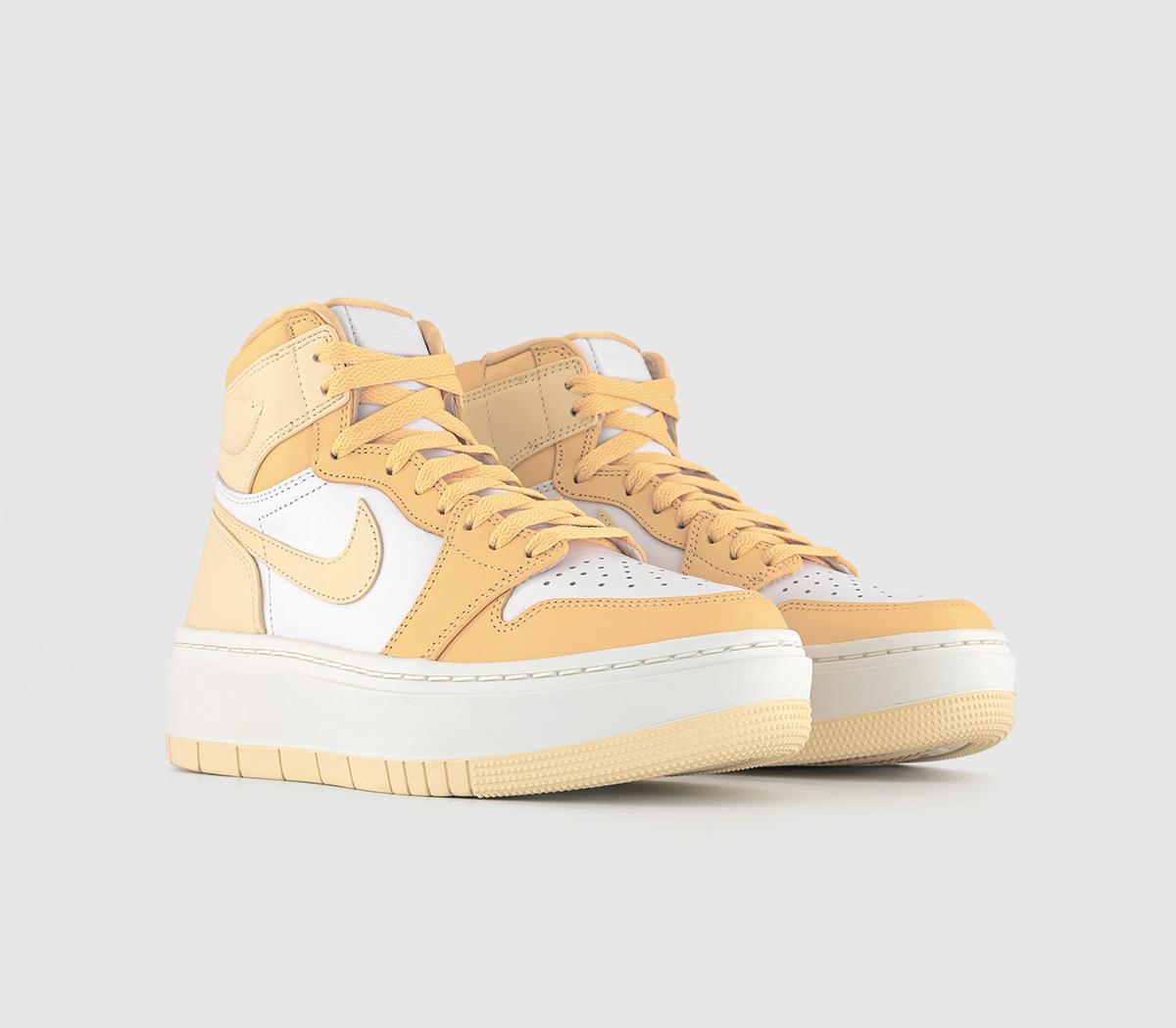 Jordan Air Jordan 1 Elevate Trainers Celestial Gold Muslin White Sail ...