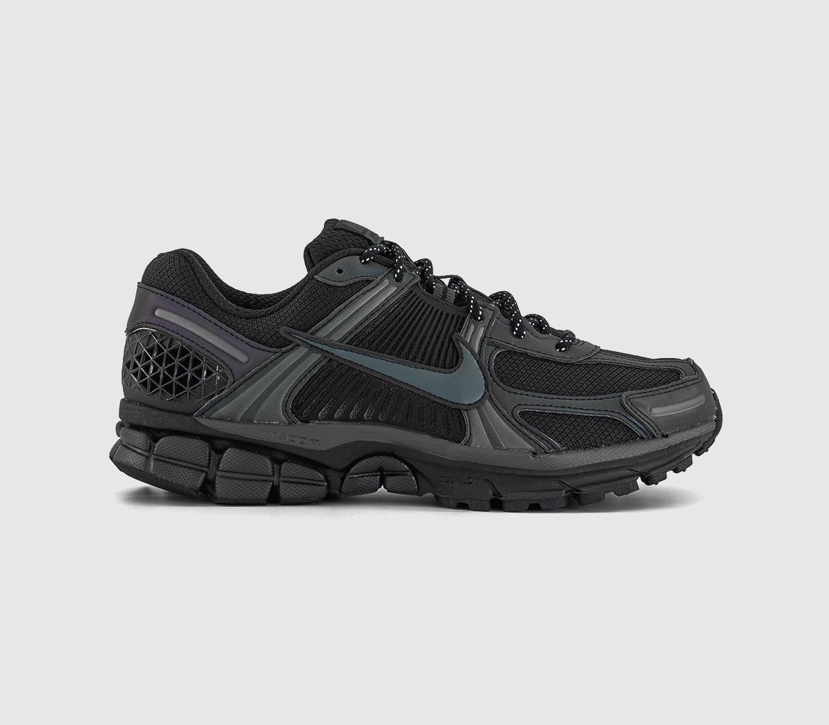 Click here for Nike Mens Zoom Vomero 5 Trainers Black Black Anthr... prices