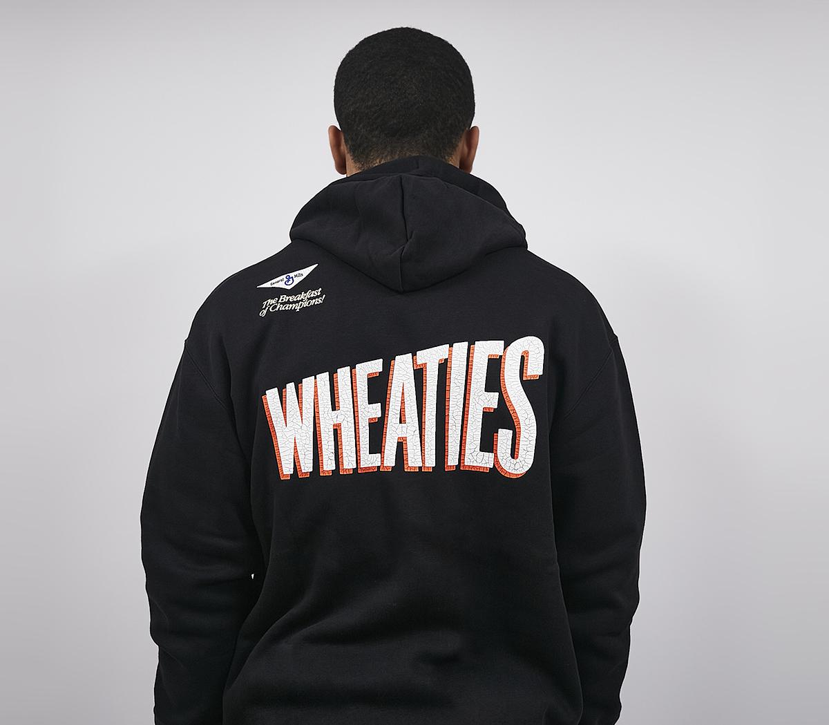 Jordan Statement Fleece Pullover Hoodie Wheaties Black - Men's Clothing