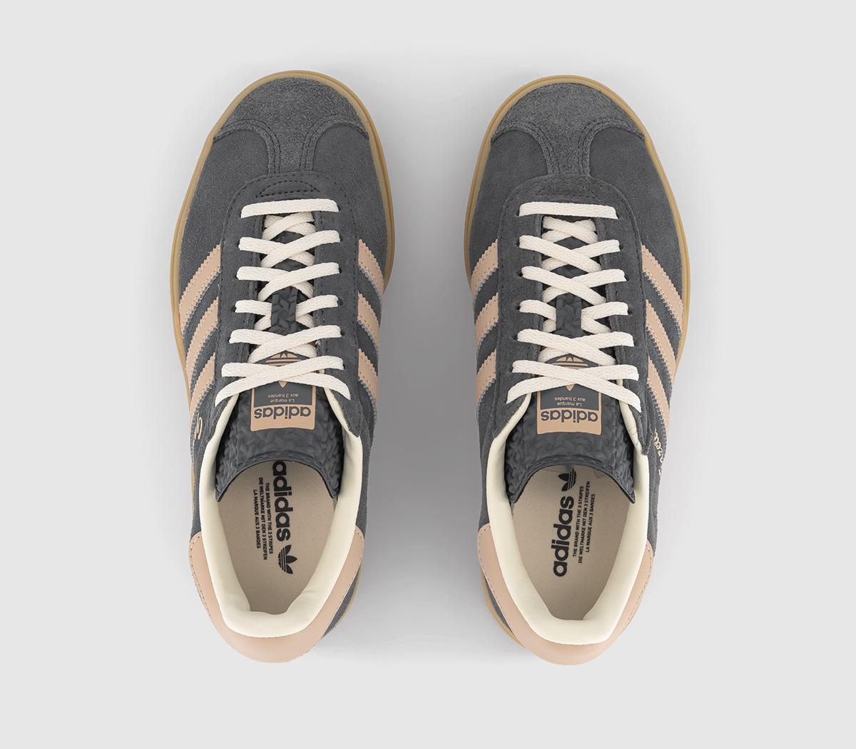 adidas Gazelle Bold W Trainers Grey Magic Beige Cream White - Women's ...