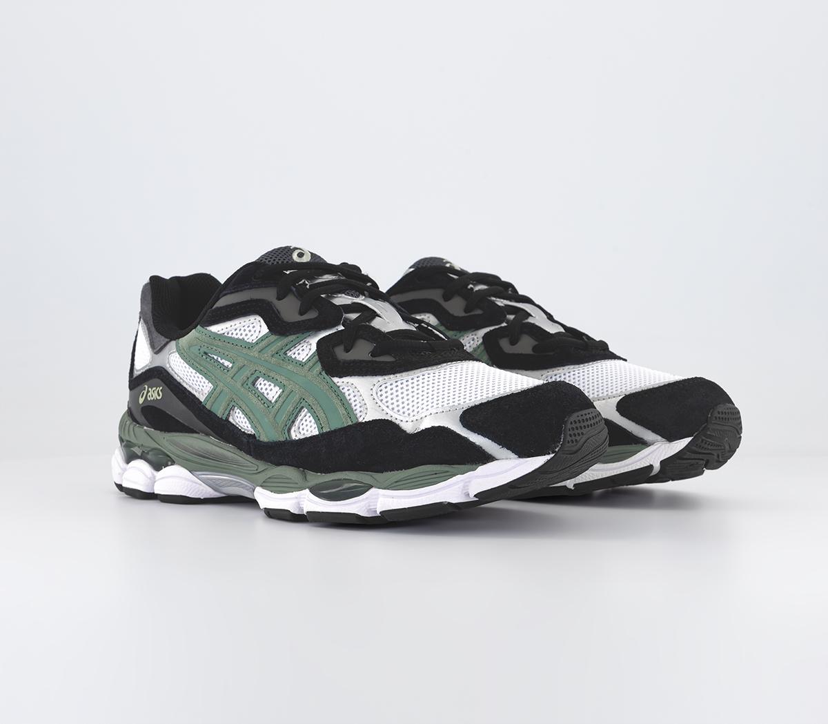 ASICS Gel Nyc Trainers Grey Black Green - Men's Trainers