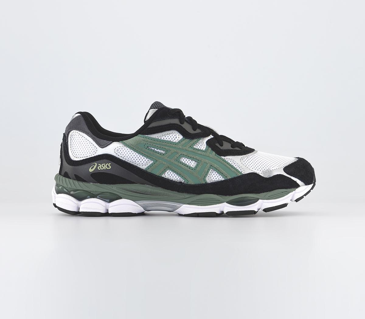 ASICS Gel Nyc Trainers Grey Black Green - Men's Trainers