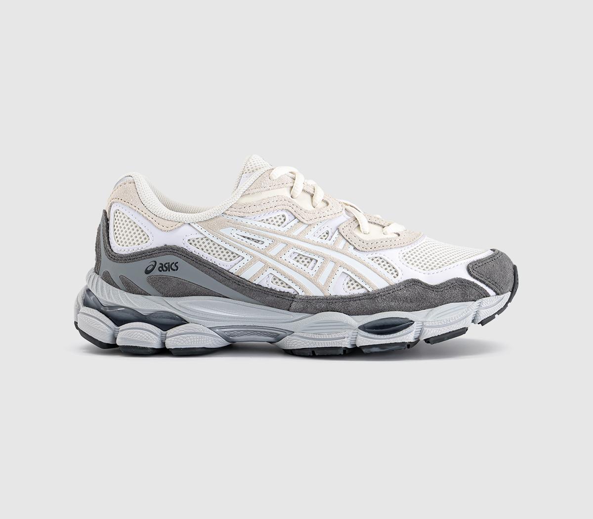 Click here for ASICS Womens Gel Nyc Trainers Cream White In Natur... prices