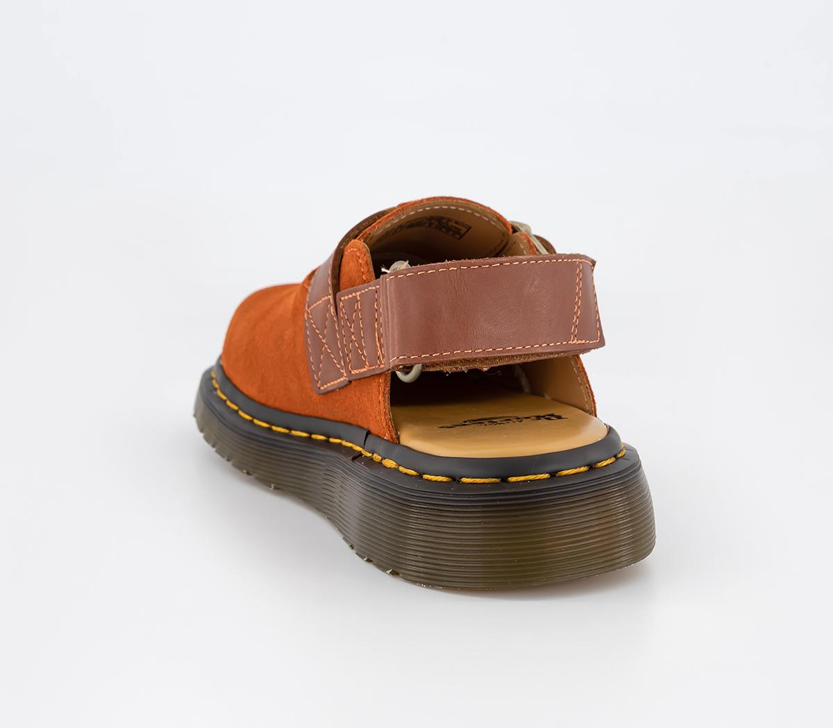 Dr. Martens Jorge II Clogs Rust Tan - Women's Clogs