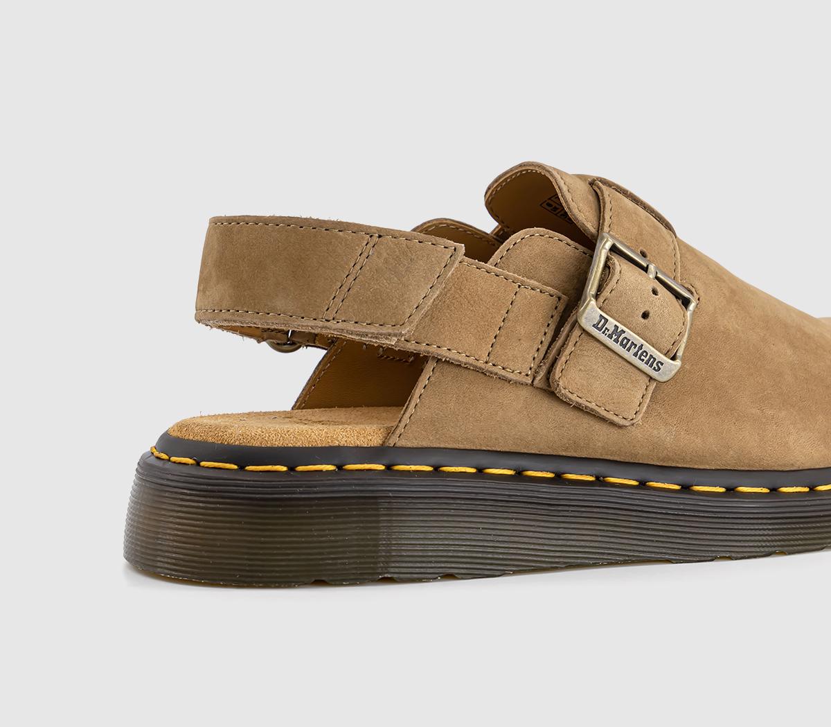 Dr. Martens Jorge Ii Slingback Mules Savannah Tan - Mules