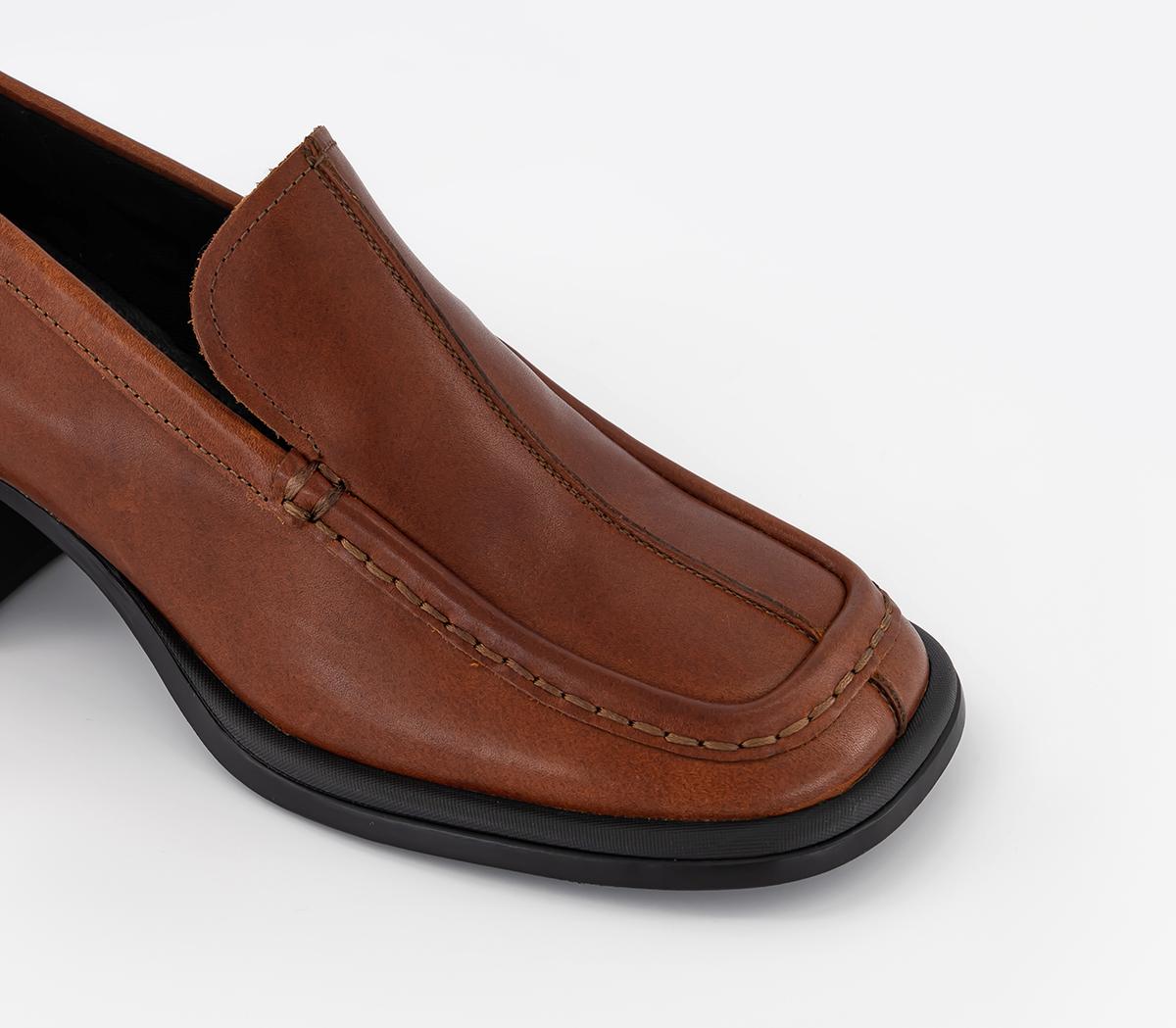 Vagabond Shoemakers Ansie Block Loafers Cinnamon - Women’s Loafers