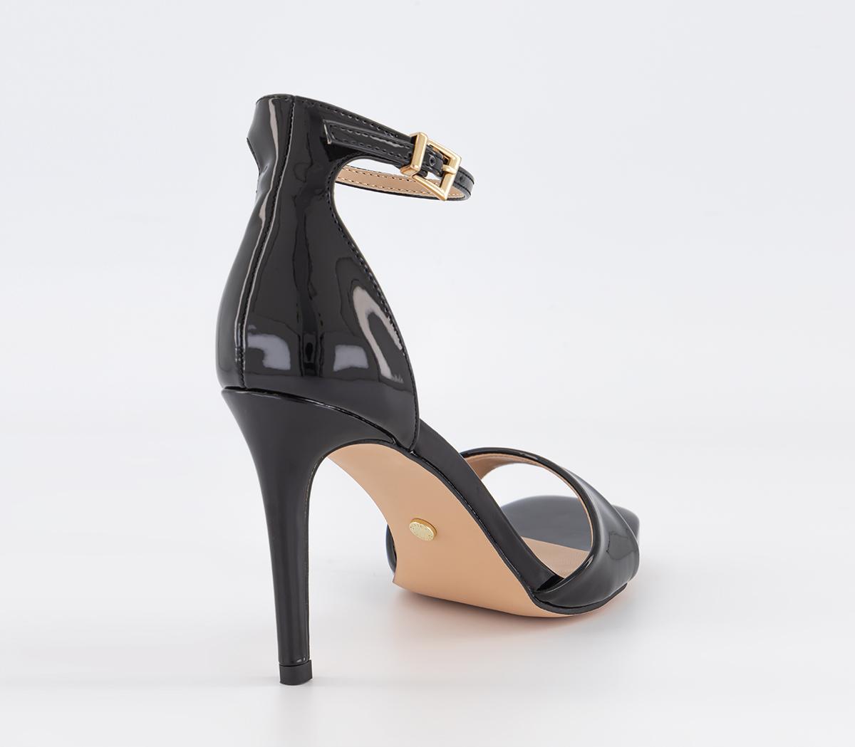 OFFICE Hustle Barely There Stiletto Sandals Black - High Heels