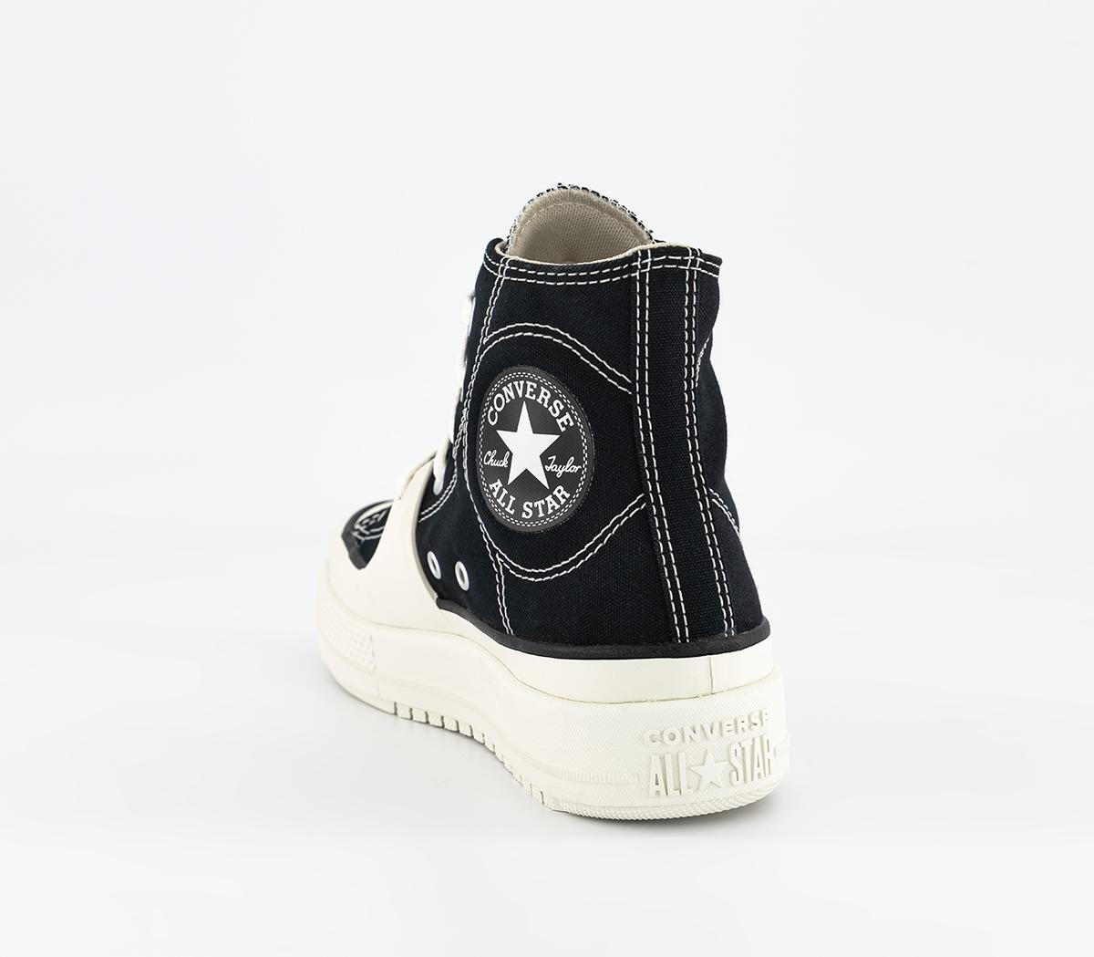 Converse Chuck Taylor All Star Construct Trainers Black Vintage White ...