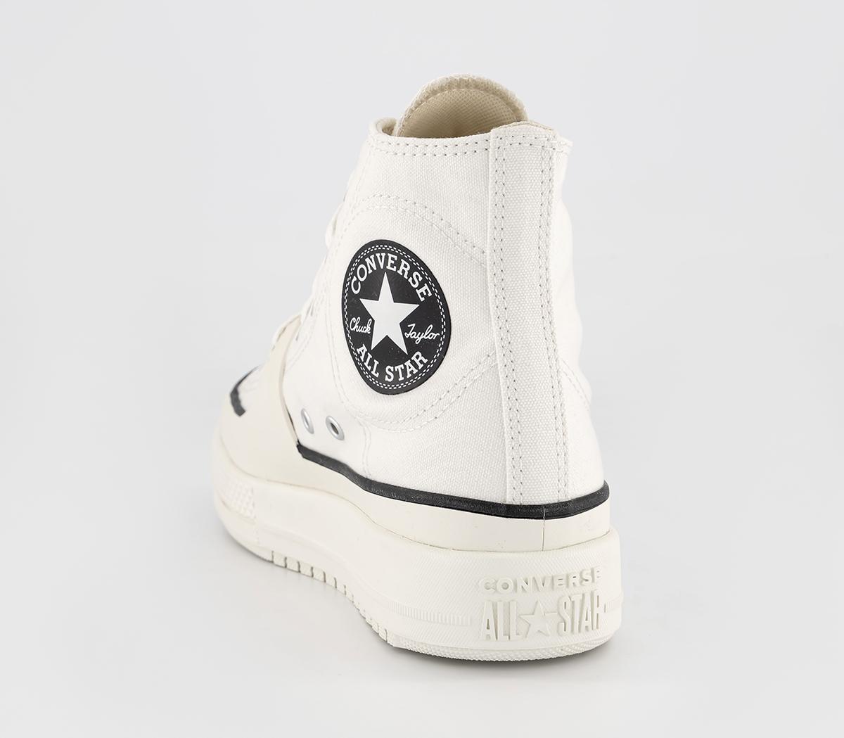 Converse Chuck Taylor All Star Construct Trainers Vintage White Black ...