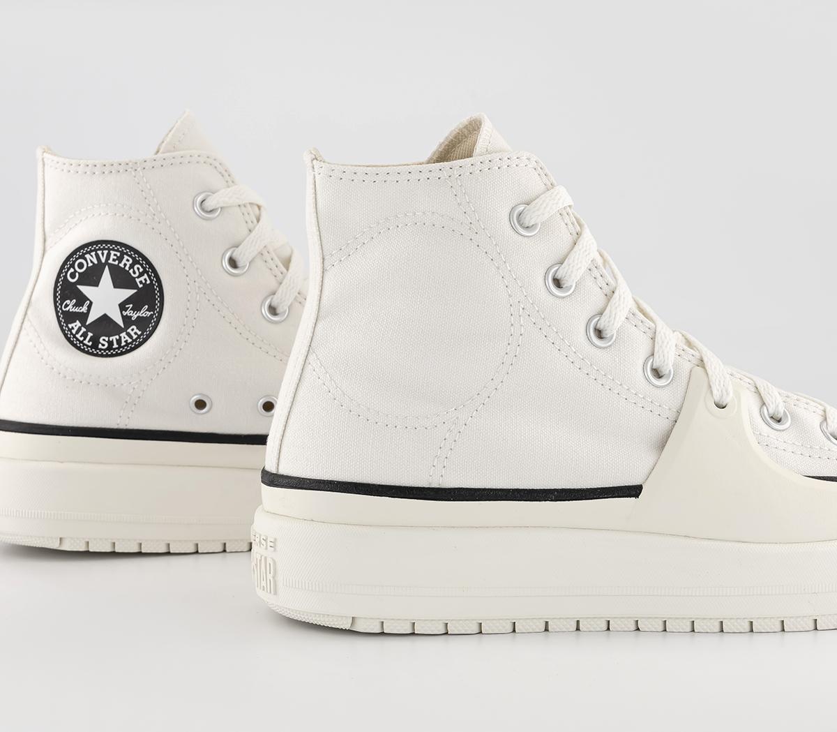 Converse Chuck Taylor All Star Construct Trainers Vintage White Black ...