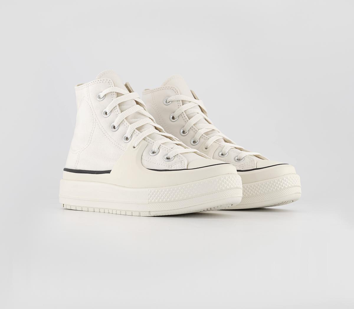 Converse Chuck Taylor All Star Construct Trainers Vintage White Black ...
