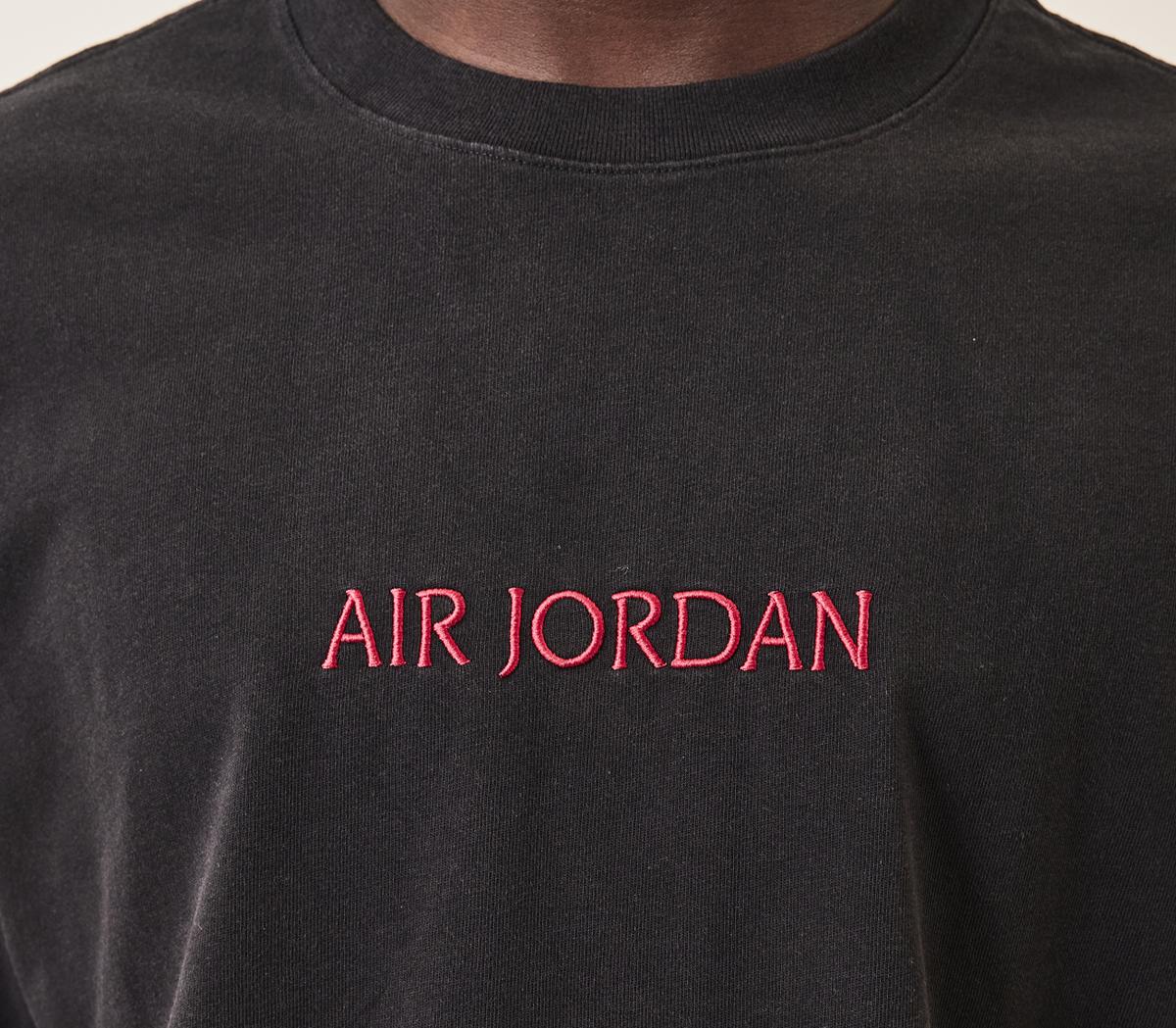 Jordan Air Jordan Tee Black Gym Red - Black Friday