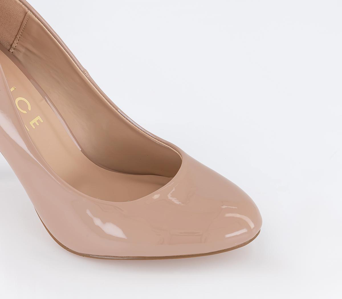 OFFICE Host Round Toe Courts Beige - High Heels