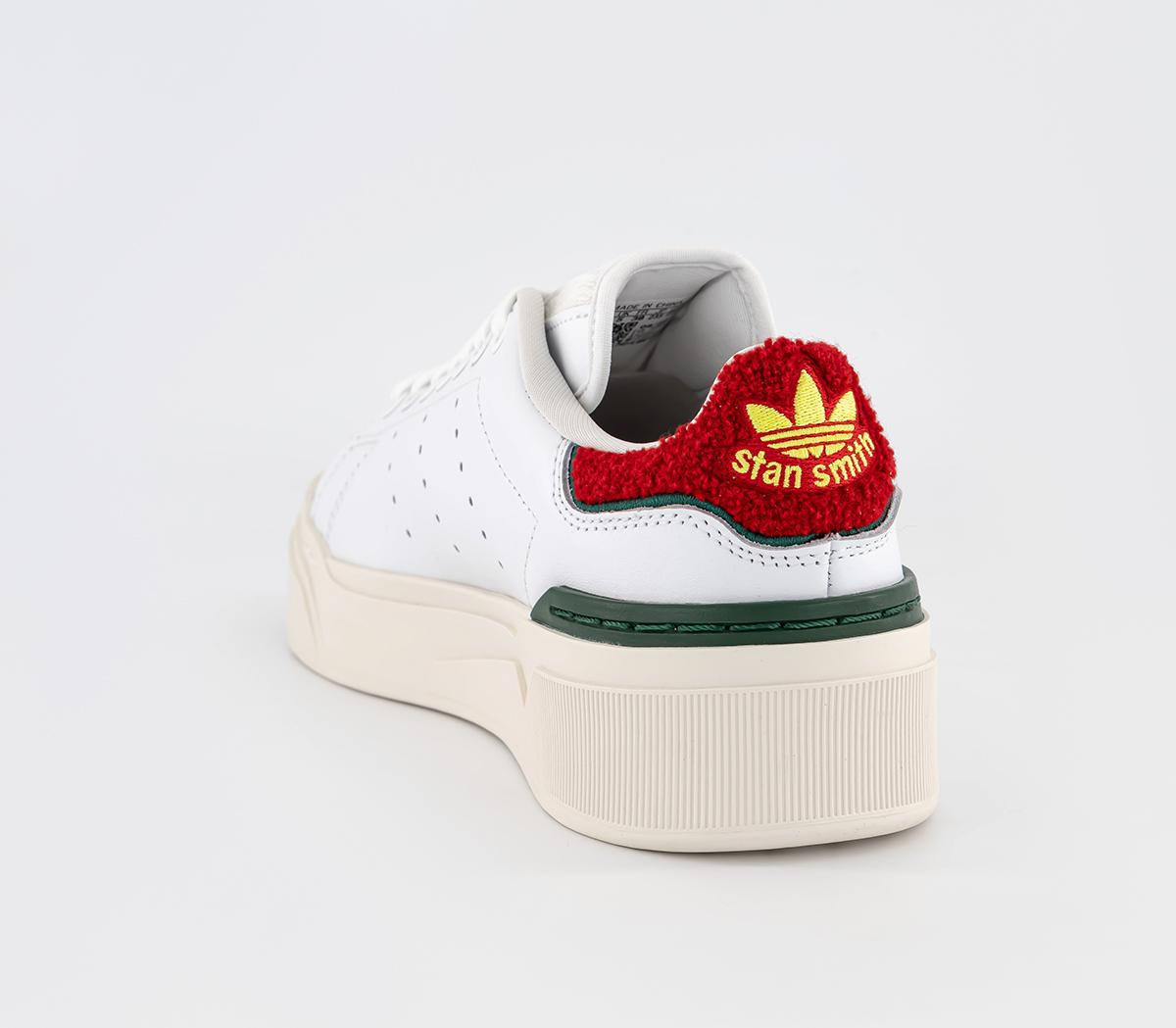 adidas Stan Smith Bonega 2b W Trainers White Better Scarlet Collegiate ...