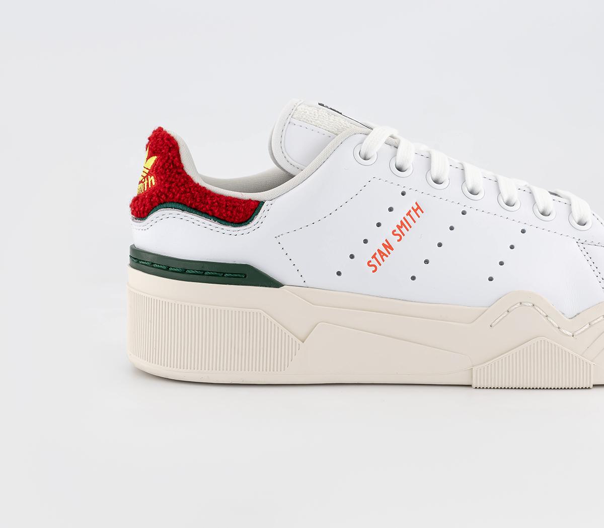 adidas Stan Smith Bonega 2b W Trainers White Better Scarlet Collegiate ...