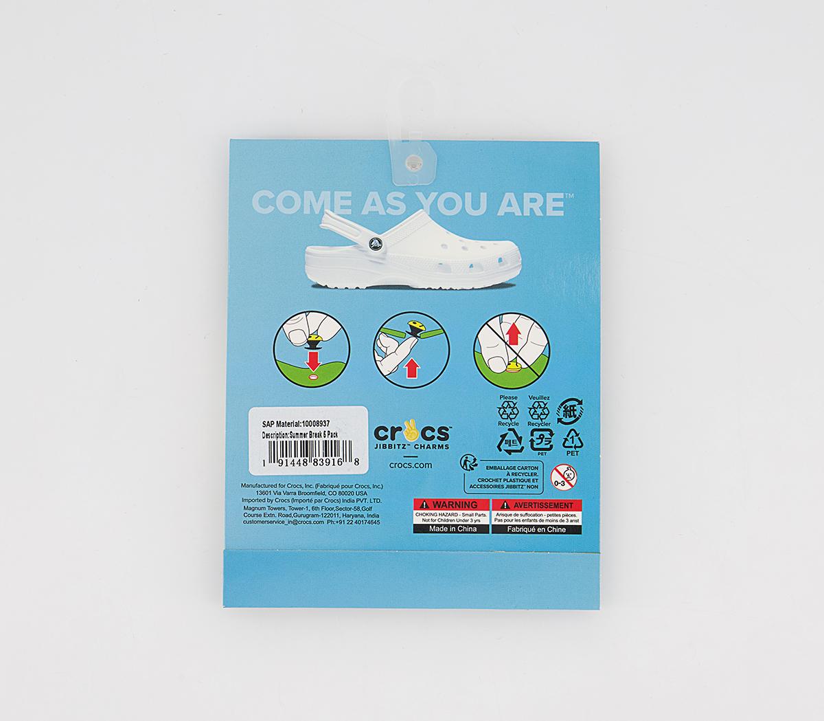 Crocs Crocs Jibbitz Charm 5 Pack Summer Break - Accessories