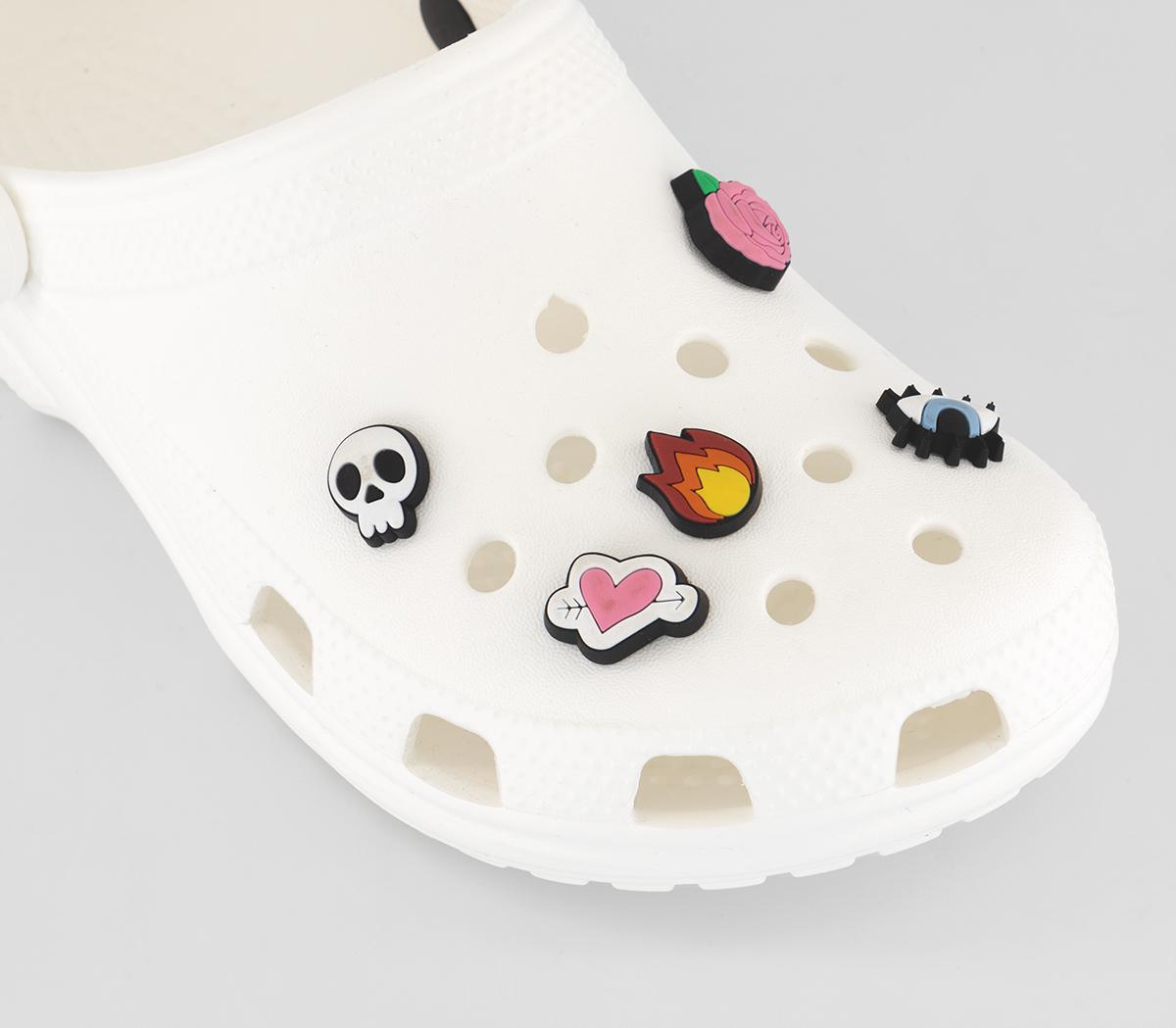 Crocs Crocs Jibbitz Charm 5 Pack Hand Drawn Symbols - Accessories