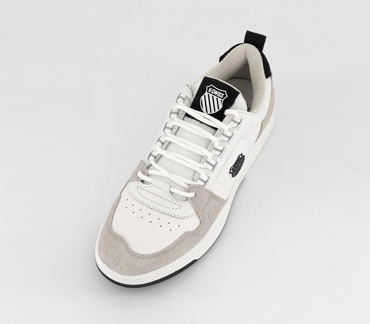 K-Swiss Cannonshield Trainers White Black Moonbeam - Men's Trainers