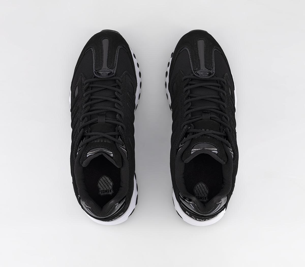 K-Swiss Tubes Pharo Trainers Black Black White - Men's Trainers