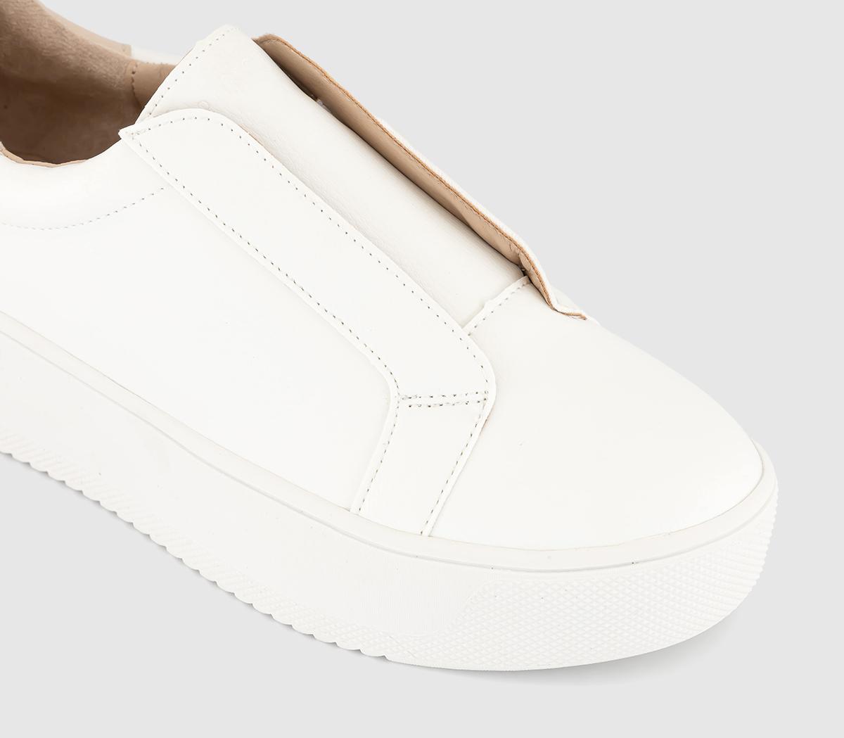 OFFICE For Keeps Slip On Trainers White Blush Mix - Flat Shoes for Women