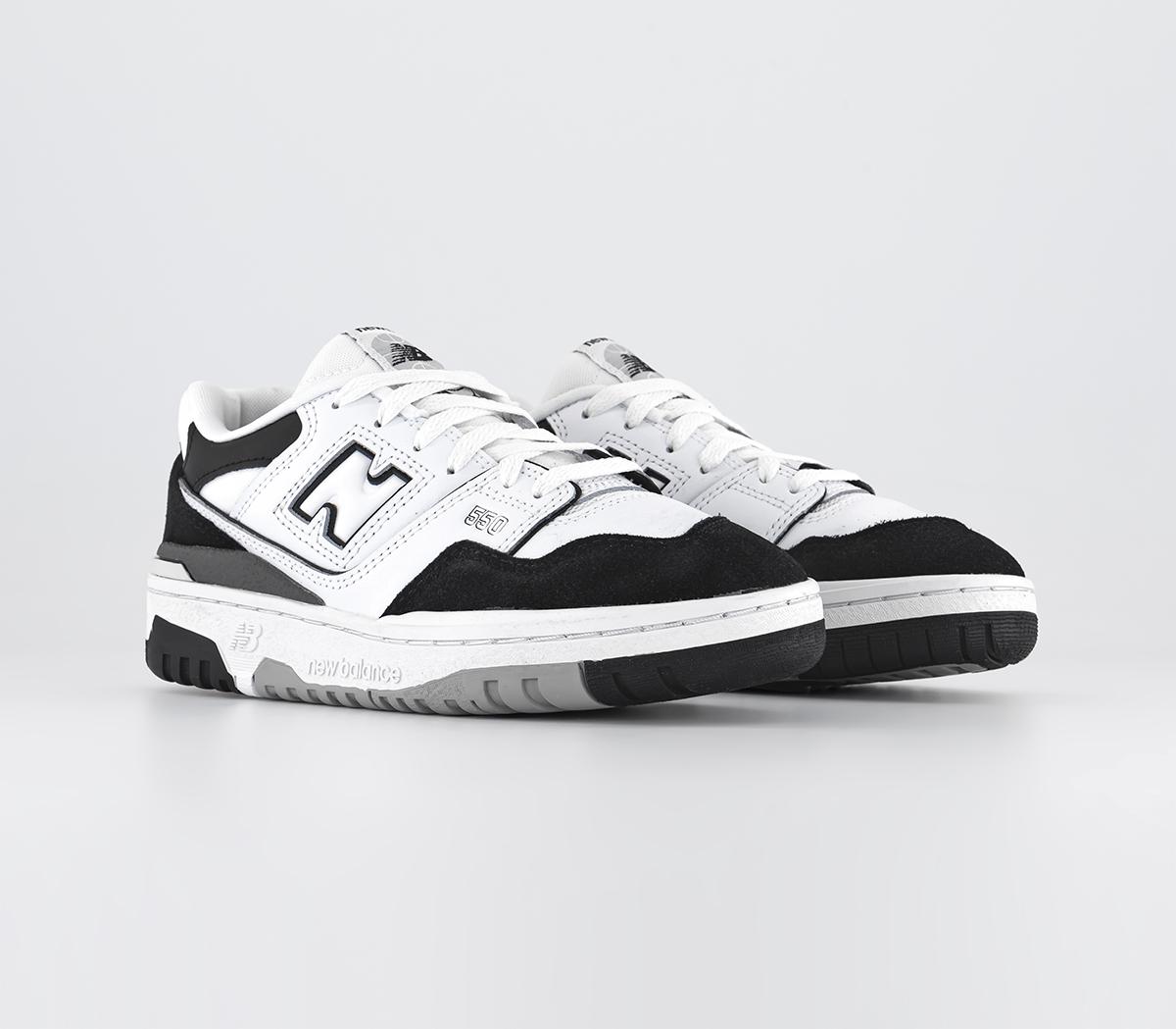 New Balance BB550 GS Trainers White Black - Women's Trainers