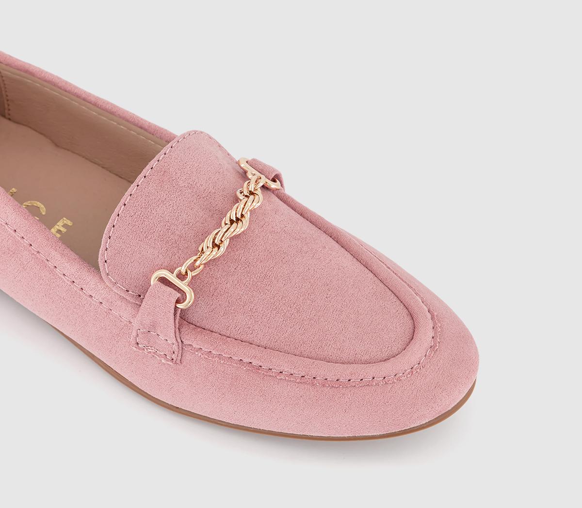 OFFICE Fresh Start Snaffle Loafers Pastel Pink - Flat Shoes for Women
