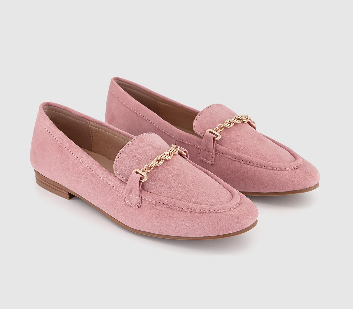 OFFICE Fresh Start Snaffle Loafers Pastel Pink - Flat Shoes for Women