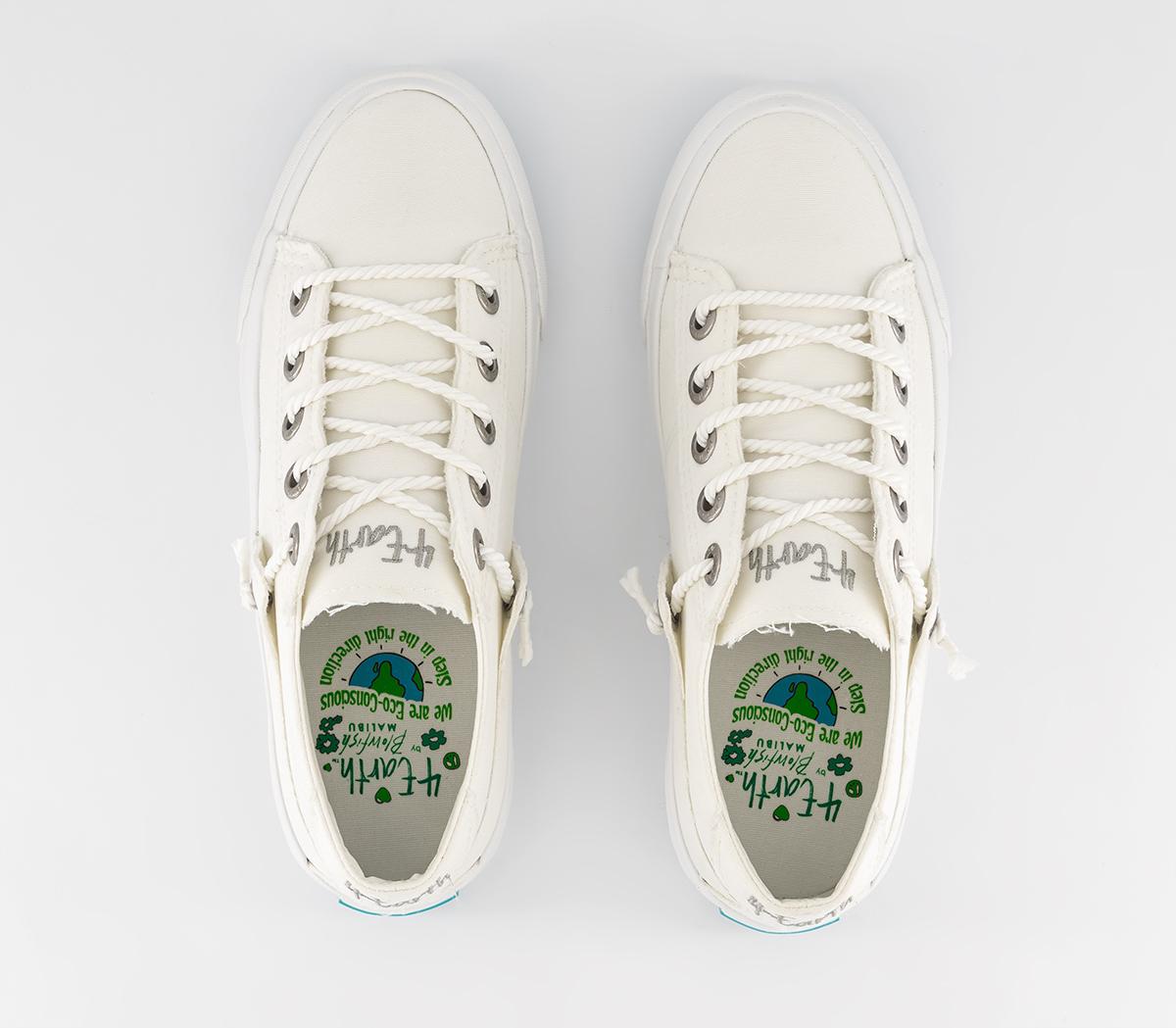 Blowfish Malibu Martina4earth Trainers White - Flat Shoes for Women