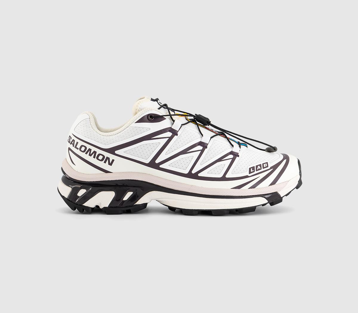 Click here for Salomon Mens XT-6 Trainers White Vanilla Ice Plum... prices