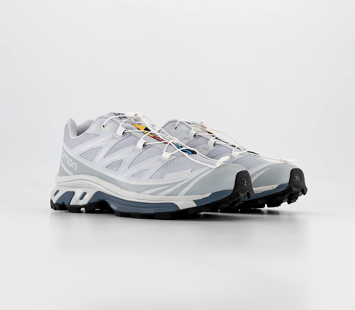 Salomon Xt-6 Trainers Artic Ice China Blue Lunar Rock - Men's Trainers