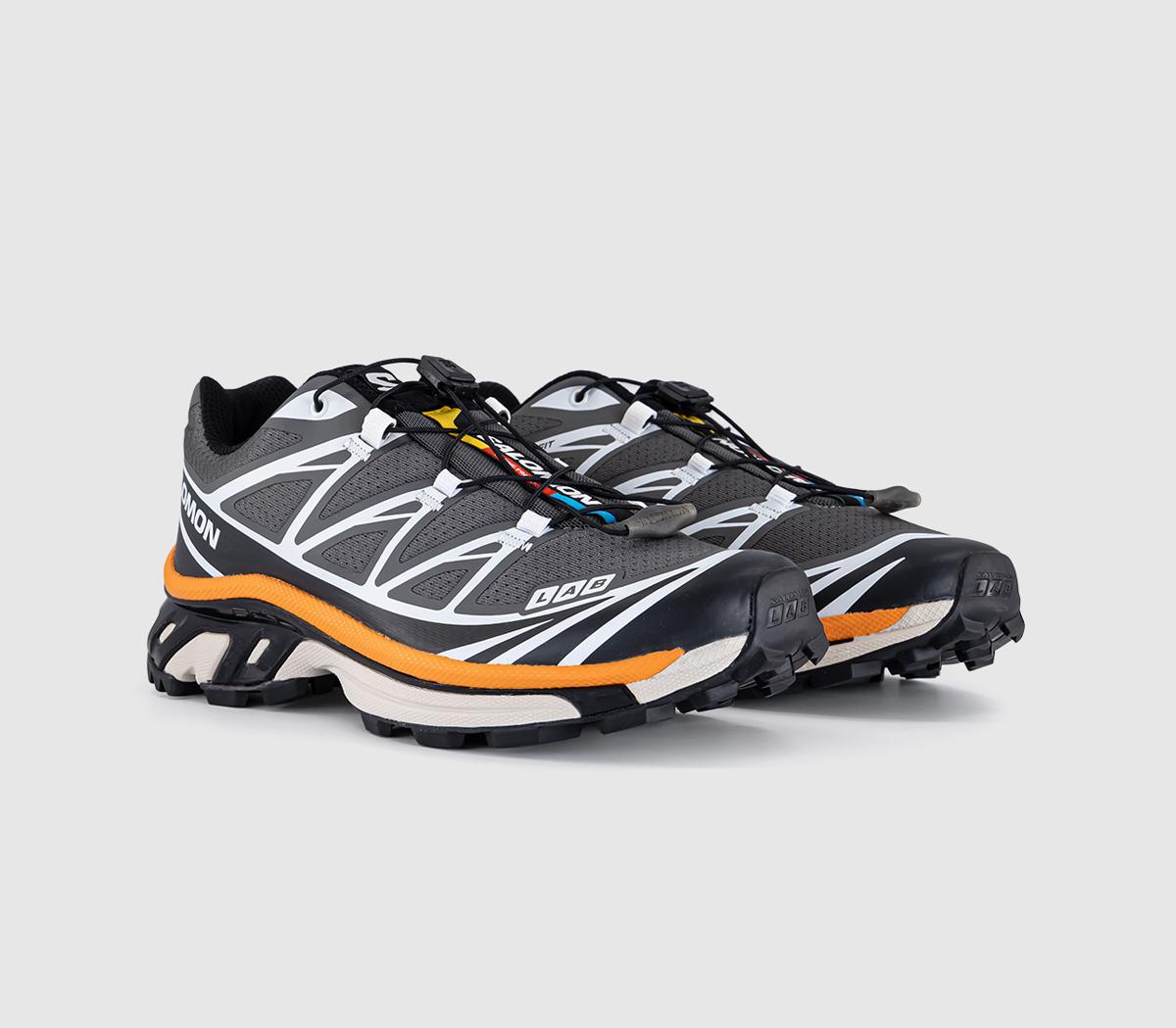 Salomon XT-6 Trainers Pewter Black Turmeric - Women's | King's Cross