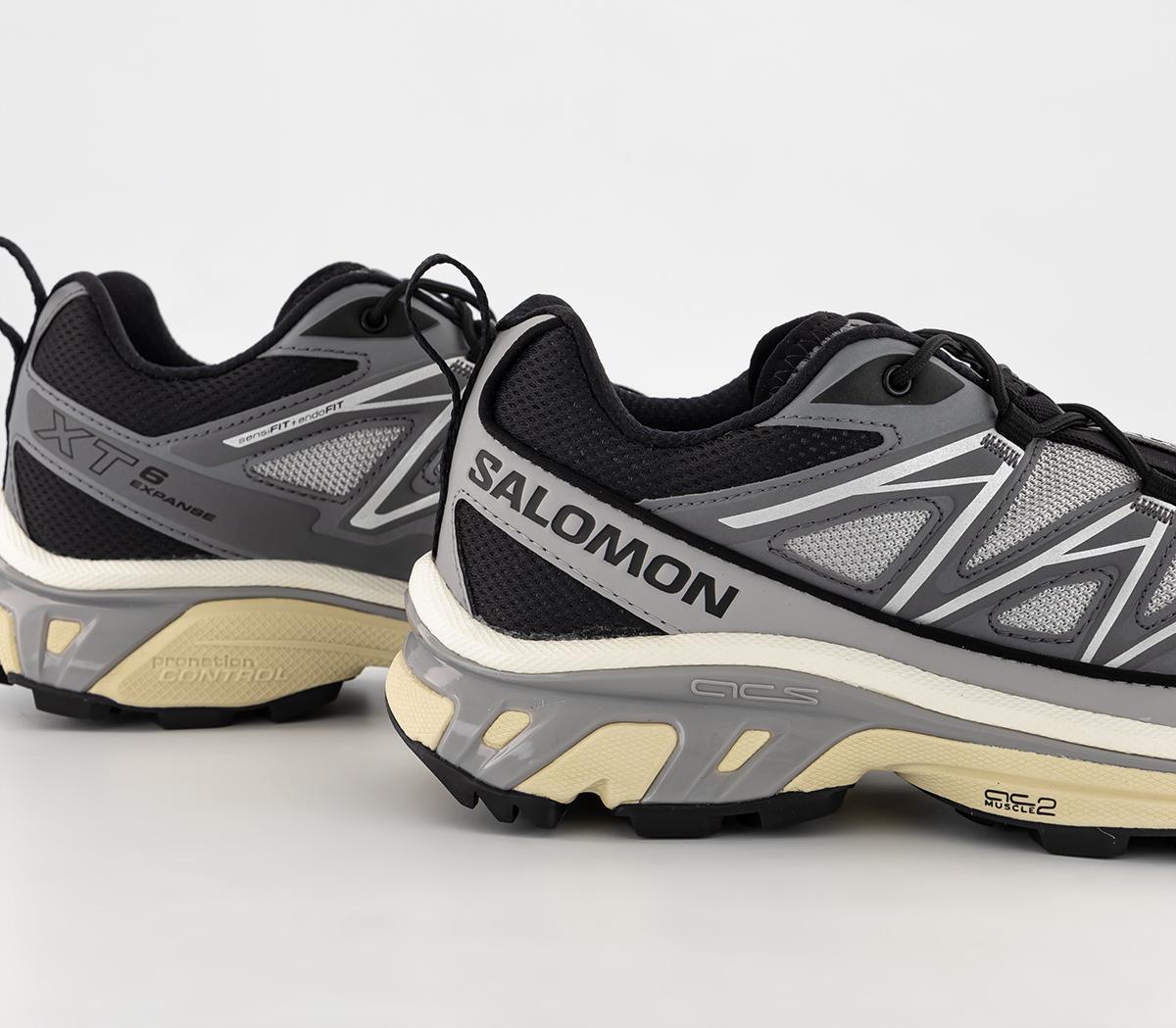 Salomon Xt-6 Expanse Trainers Alloy Quiet Shade Black - Men's Trainers