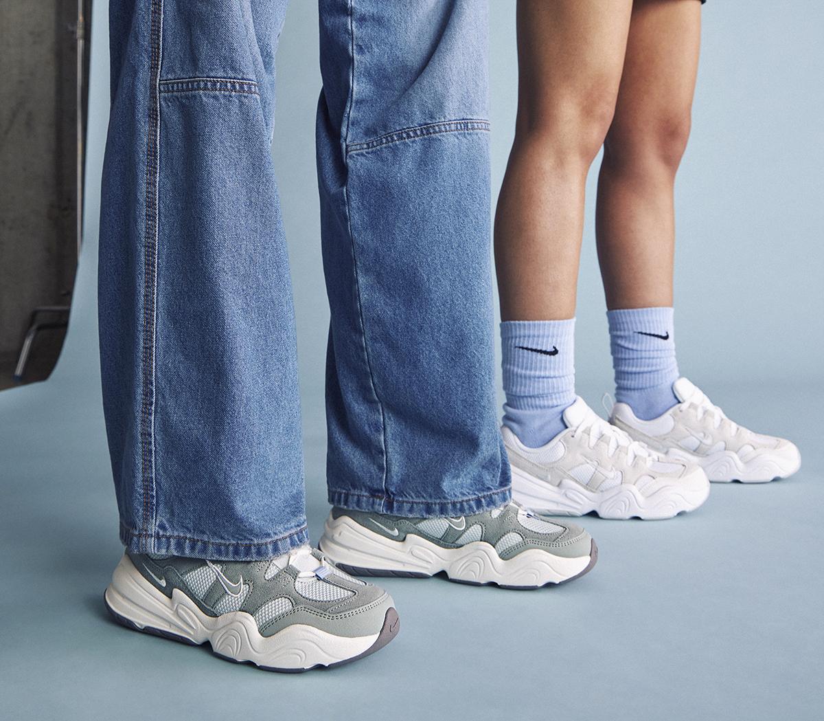 Nike Nike Tech Hera Trainers Light Silver Mica Green Sail Flat Pewter ...