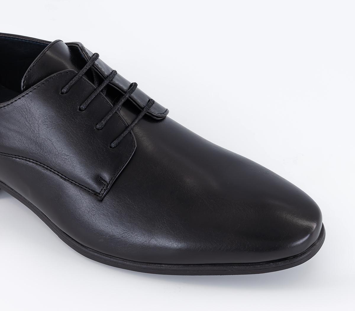 OFFICE Wide Fit Monroe Derby Shoes Black - Men’s Smart Shoes