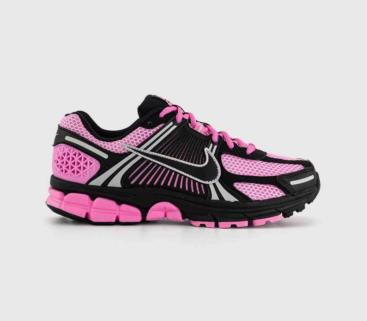 Click here for Nike Womens Zoom Vomero 5 Trainers Pink Spell Blac... prices