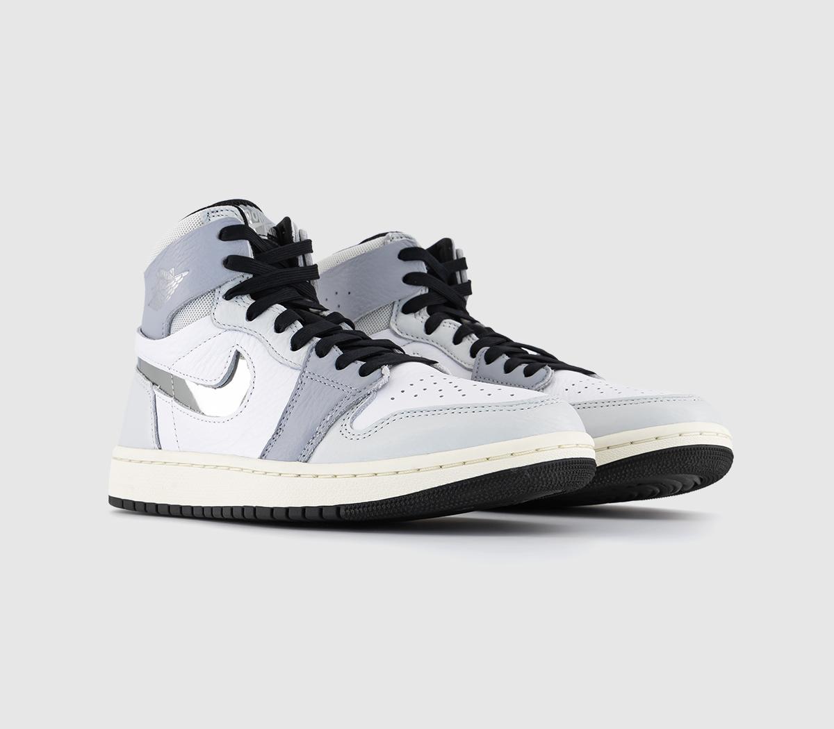 Jordan Air Jordan 1 Zoom Comfort 2 White Metallic Silver Photon Dust ...