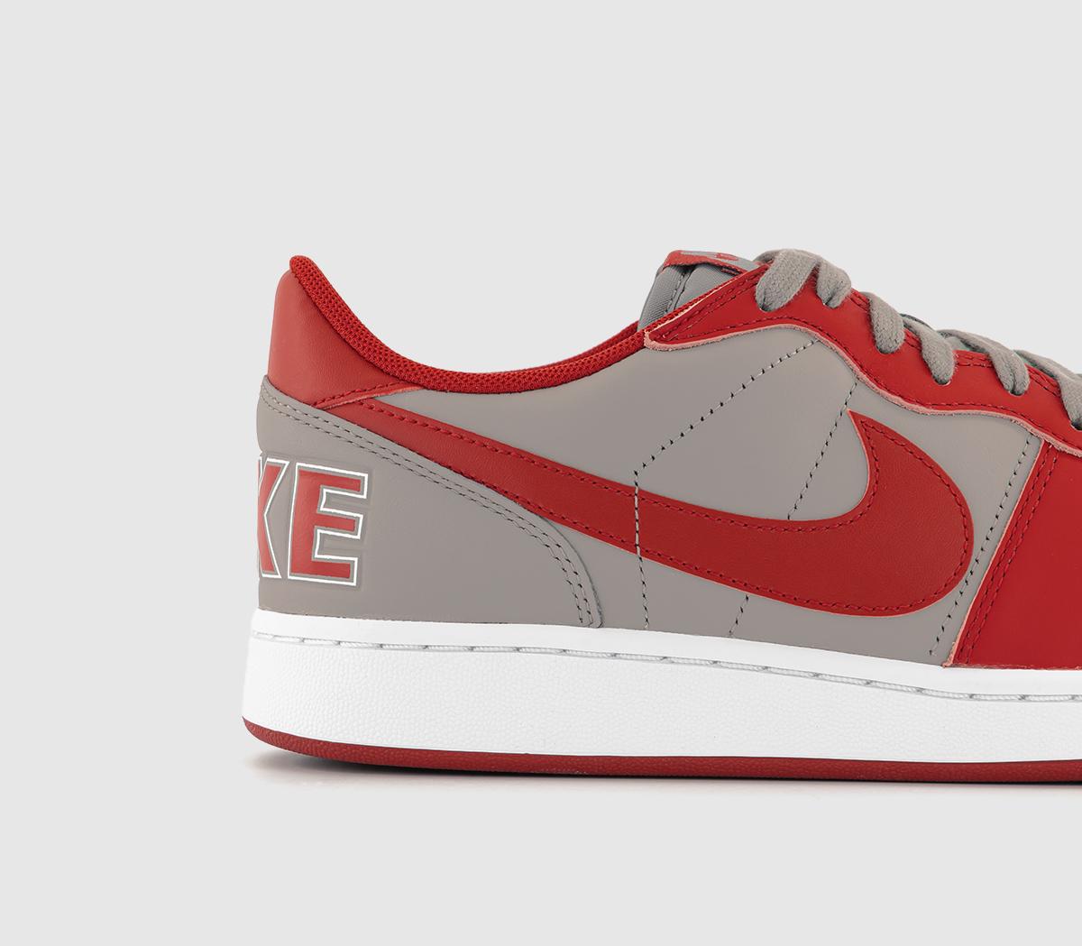 Nike Terminator Low Trainers Med Grey Varsity Red White - Men's Trainers