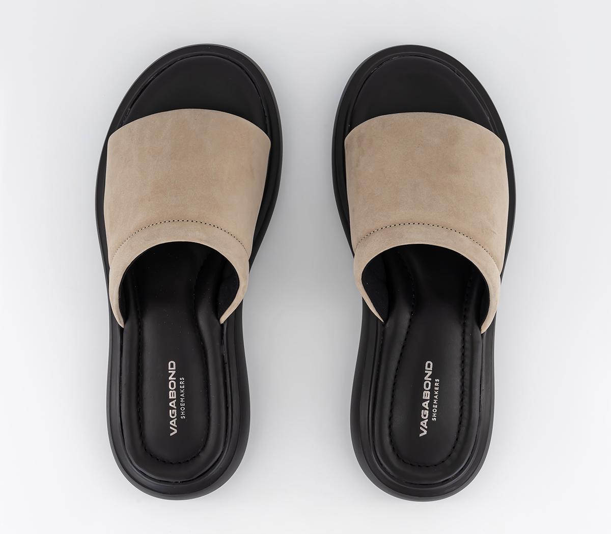 Vagabond Shoemakers Blenda Slide Mules Sand Nubuck - Mules